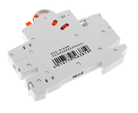 S2C-S/H6R | ABB S2C 系列 侧面安装 辅助触点 S2C-S/H6R, 螺钉接端, 常开/常闭, 1.5 A 直流、6 A 交流, 110 V 直流、240 V 交流 ...